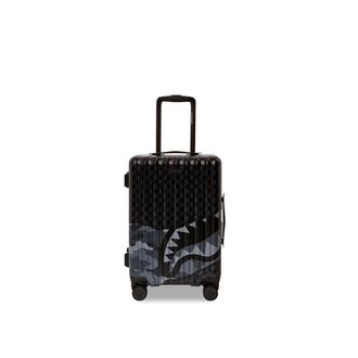 Sprayground Split Up Camo Tear Carryon Hardshell Luggage - - Suitcases - Herren - Schwarzk - ONE SIZE