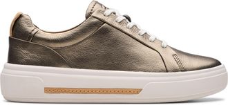 Clarks Damen Hollyhock Walk Sneaker, metallisch, 37.5 EU
