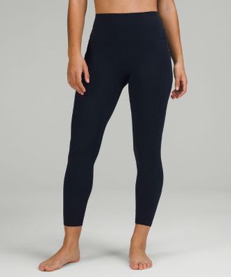 lululemon Legging Align taile haute avec poches pour Femmes - 64 cm - Bleu - Taille 10