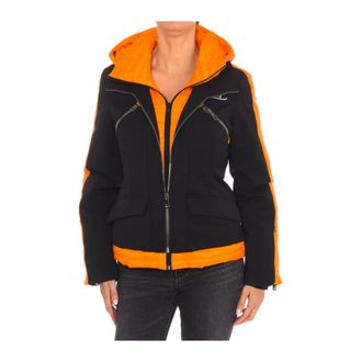 Vuarnet Veste de ski avec capuche &agrave; col montant - Femme - Sport - Noir - Taille: 36 FR