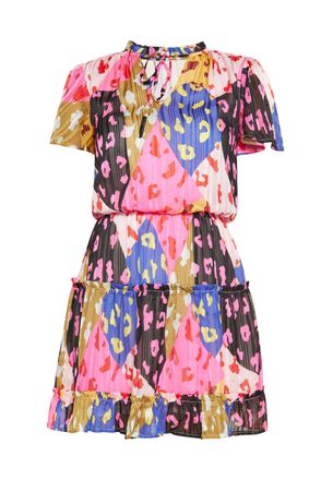 Usha Kleid Frauen mehrfarbig rosa