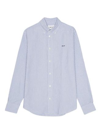 Nn.07 chemise boutonnée à rayures - Bleu