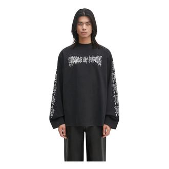 VETEMENTS Cof Logo Longsleeve - - Tops - Herren - Schwarzk - L