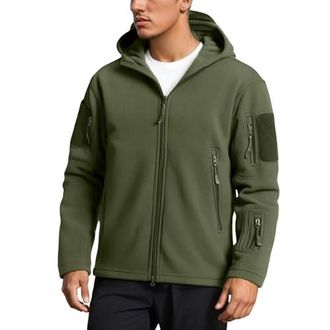 Generic Sweat a Capuche Homme Hooded Sweatshirt Veste &agrave; Capuche en Fleece Chaude Pullover R&eacute;sistante au Vent Douce et Thermique avec Capuche pour Temps Froid