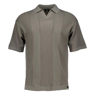 Genti Homme, Tops, Vert, Taille: XL Polo No Buttons SS