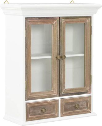 vidaXL Wandschrank Wei&szlig; 49x22x59 cm Holzwerkstoff - Vidaxl