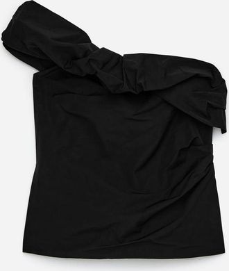 Arket One-Shoulder-Oberteil -Schwarz