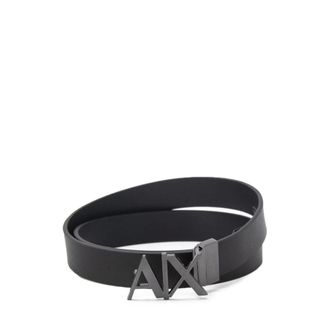 A|X Armani Exchange Homme, Accessoires, Noir, Taille: 95 CM Regular Belt