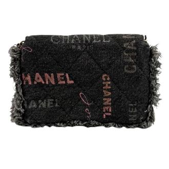 Chanel Pre-owned Denim Schultertasche - - Pre-owned - Damen - Schwarzk - ONE SIZE