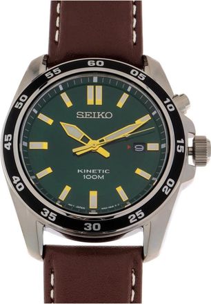 Seiko Femme, Accessoires, Vert, Taille: ONE Size Sport 3-Hand Kinetic