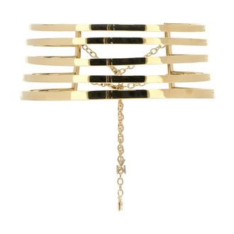 Amina Muaddi Angelica Stacked Choker - - Accessories - Damen - Gelb - ONE SIZE