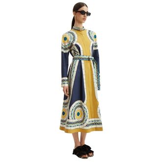 La DoubleJ Sundowner Hemdblusenkleid - - Dresses - Damen - Blau - XL
