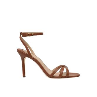 Ralph Lauren Femme, Chaussures, Brun, Taille: 36 EU Kendyl Sandale en Cuir Nappa