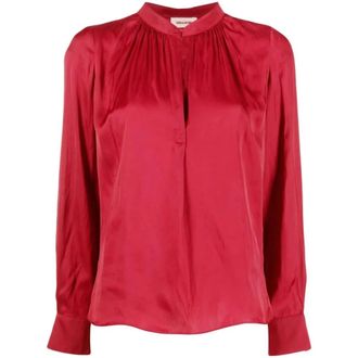 Zadig&Voltaire Tink Satinbluse - - Blouses & Shirts - Damen - Rot - S