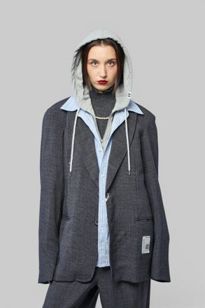 Miharayasuhiro Three Layered Houndstooth Jacket