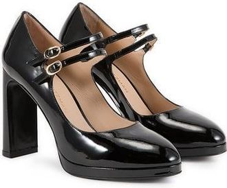 Stuart Weitzman Escarpin Babette &agrave; plateforme en cuir verni