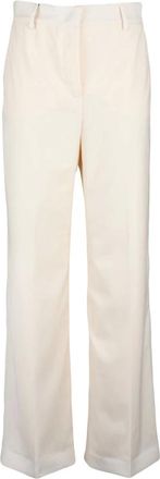 Max Mara Femme, Pantalons, Beige, Taille: 36 FR Verdun Wide Pantalons
