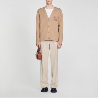 Sandro Cardigan mit Drachen