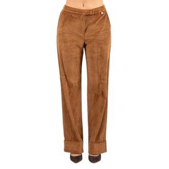 LuckyLu Weite Hosen - - Trousers - Damen - Braun - M