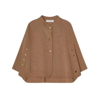 Busnel Femme, Vestes, Brun, Taille: 42 FR Clarissa Cape