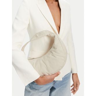 Calvin Klein Handtasche Calvin Klein Ckj Monogram Pinched Medium Shou LV04F3206G &Eacute;cru