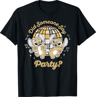 Disney Stitch & Angel Did Someone Say Party? New Years Eve T-Shirt