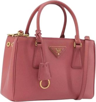 Prada Sac &agrave; main vintage doccasion - Femme - Pre-owned - Rose - Taille: ONE Size