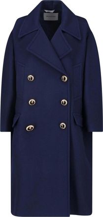 Balenciaga Kurzer Mantel - Blau