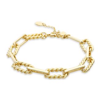 OrusBijoux Bracelet Doré Chaine Serti De Zirconium