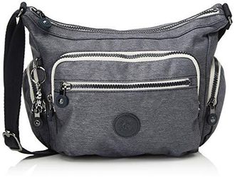 Kipling Gabbie S, Crossbody Femme, Noir (Charcoal), Taille Unique