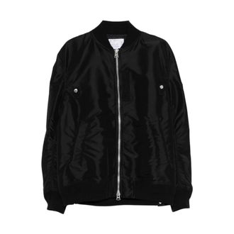 sacai Nylon Bomberjacke - - Jackets - Herren - Schwarzk - M