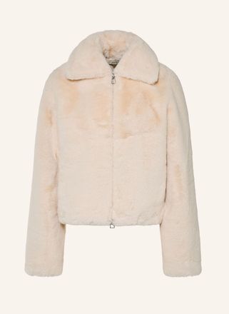 Lilienfels Lilienfels Kunstfell-Jacke weiss