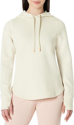Amazon Essentials Active Damen Womens Active Sweat Relaxed-Fit Long-Sleeve Hoodie Sweatshirt, Hellbeige, M
