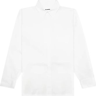 Jil Sander Hemd mit Knopfmanschetten - Weiß