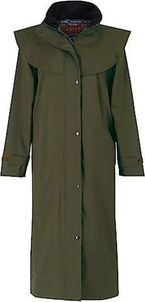 Walker and Hawkes Ladies Jack Murphy Waterproof Malvern Coat - Olive - 24