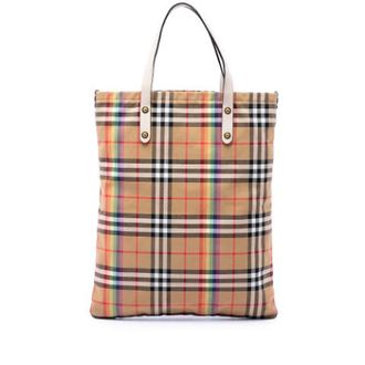 Burberry Sac cabas Pre-owned en toile - Femme - Pre-owned - Beige - Taille: ONE Size