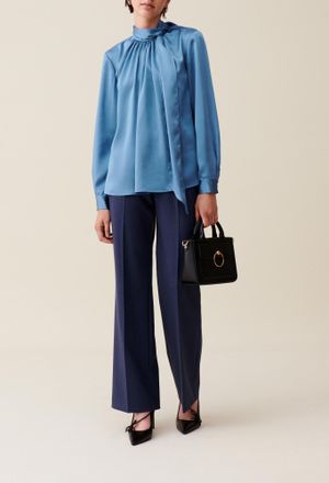 Claudie Pierlot Blouse fluide col lavalli&egrave;re