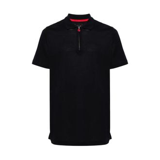 Kiton Schwarzes Baumwoll-Poloshirt - - Tops - Herren - Schwarzk - M