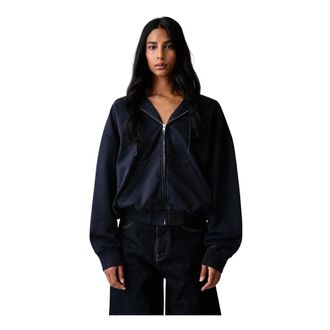 Maison Margiela Zip-Up Sweatshirt - - Sweatshirts & Hoodies - Damen - Blau - M
