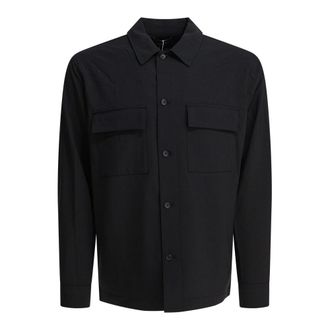 Vince Homme, Vestes, Noir, Taille: XL Veste Chemise Ajust&eacute;e