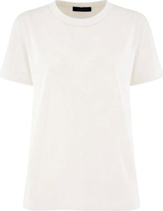 Fabiana Filippi Femme, Tops, Blanc, Taille: 42 FR T-shirt en jersey