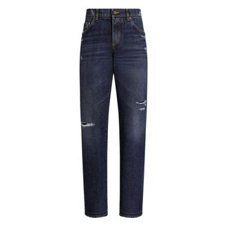 Dolce & Gabbana Homme, Jeans, Bleu, Taille: L Jean Coupe Droite