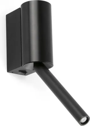 Faro Barcelona Faro Dante Applique murale de lecture LED Dante, noir mat, 3 W, 2700 K