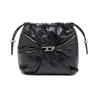 Diesel Scrunch-D Bucket Bag - - Bags - Damen - Schwarzk - ONE SIZE