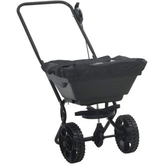 vidaXL Streuer Schwarz 82 x 46 x 75 cm PVC und Stahl vidaXL