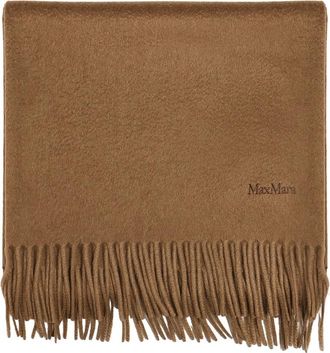 Max Mara Femme, Accessoires, Brun, Taille: ONE Size Écharpe de luxe en Zibellino Marron