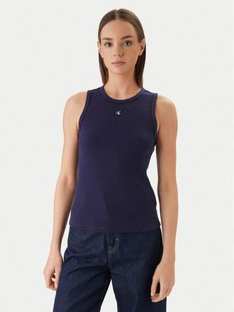 Calvin Klein Jeans Top LV047F232G Violett Slim Fit