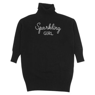 Saint Barth Femme, Pulls, Noir, Taille: 38 FR Pull &agrave; col roul&eacute;