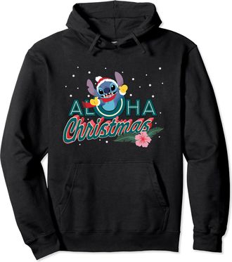 Disney Lilo & Stitch Aloha Christmas Pullover Hoodie