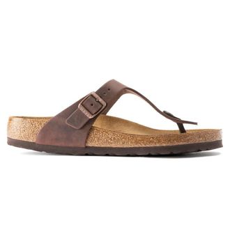 Birkenstock Femme, Chaussures, Brun, Taille: 43 EU Sandale Tongs Marron El&eacute;gantes